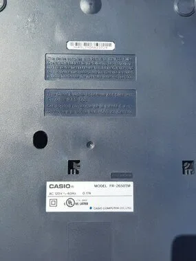 Casio | Other | Casio Fr265tm Printing Calculator 2 Digit Tested ...
